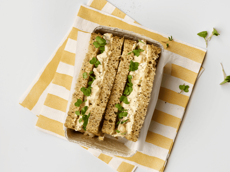 Enriched eggs | Mighty egg sarnie | Healthy sandwich recipes